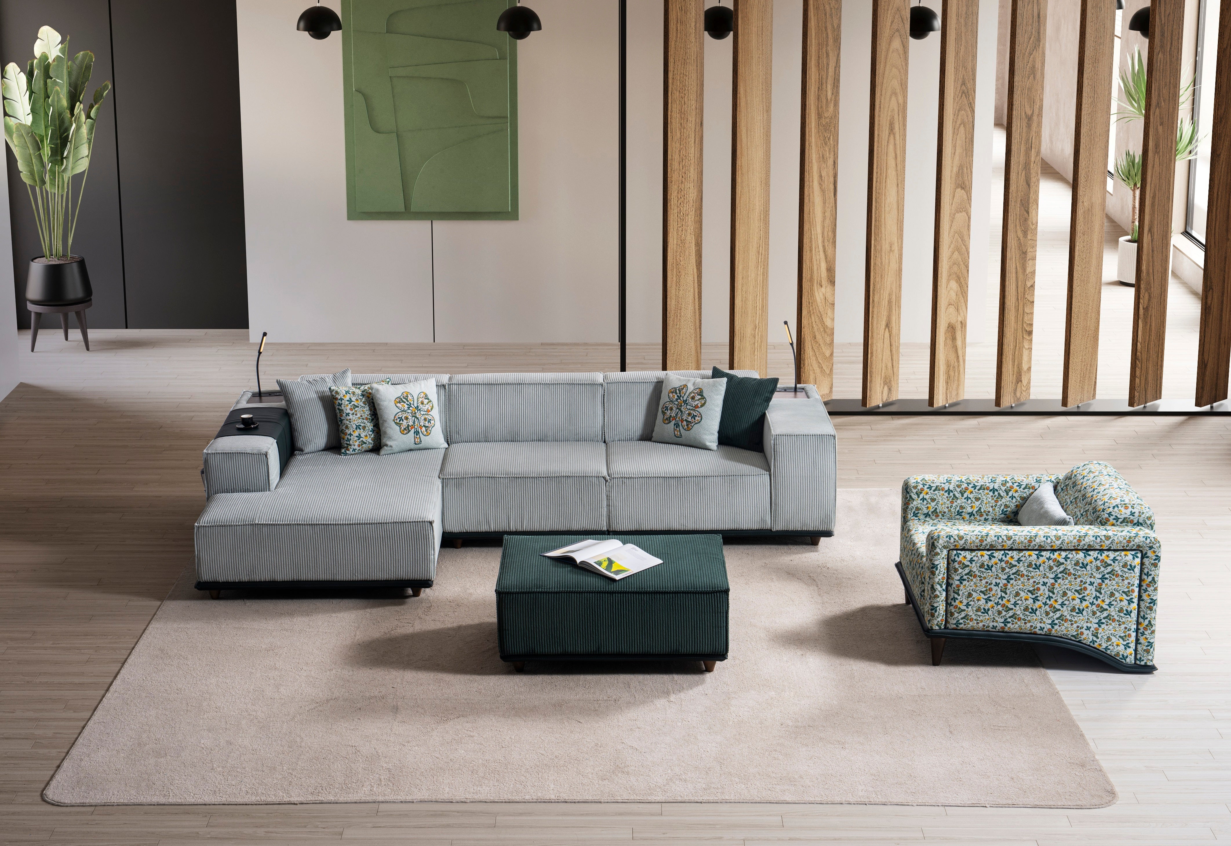 Ъглов диван Puffy - ralica.bg